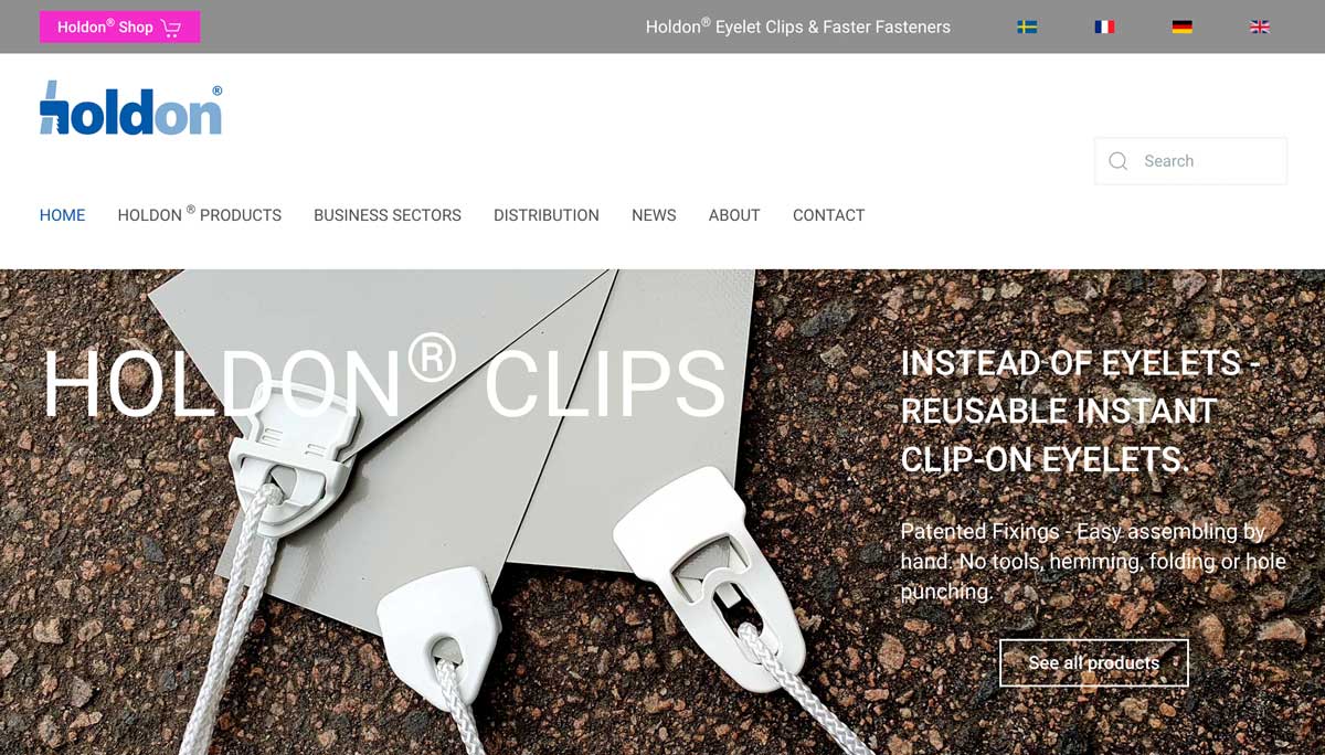 WHERE TO FIND YOUR Holdon ® CLIPS! - Holdon